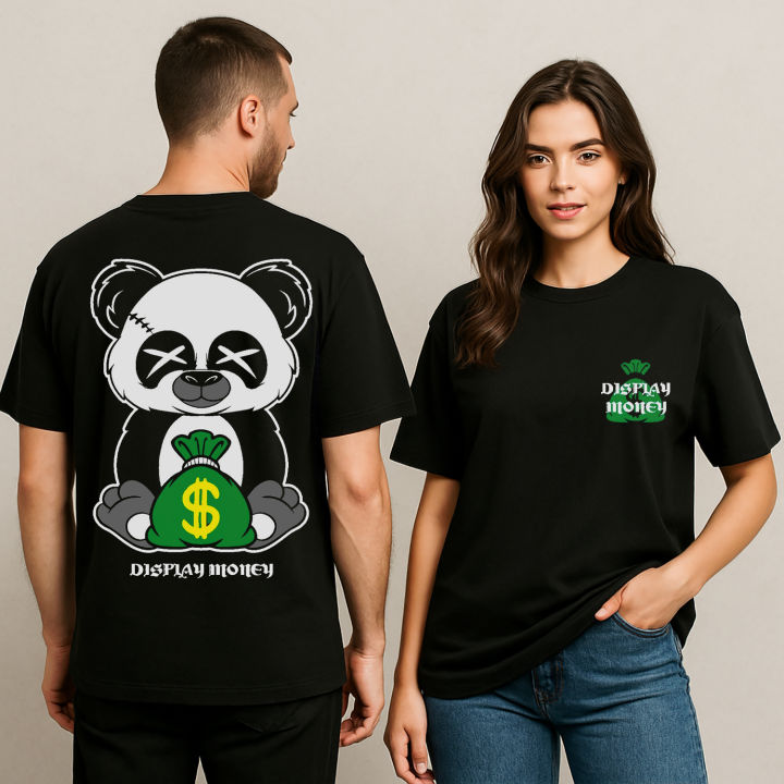 Sigai KAOS PRIA DISTRO KEREN PANDA MONEY / OUTFIT COWO KEREN / KAOS ...