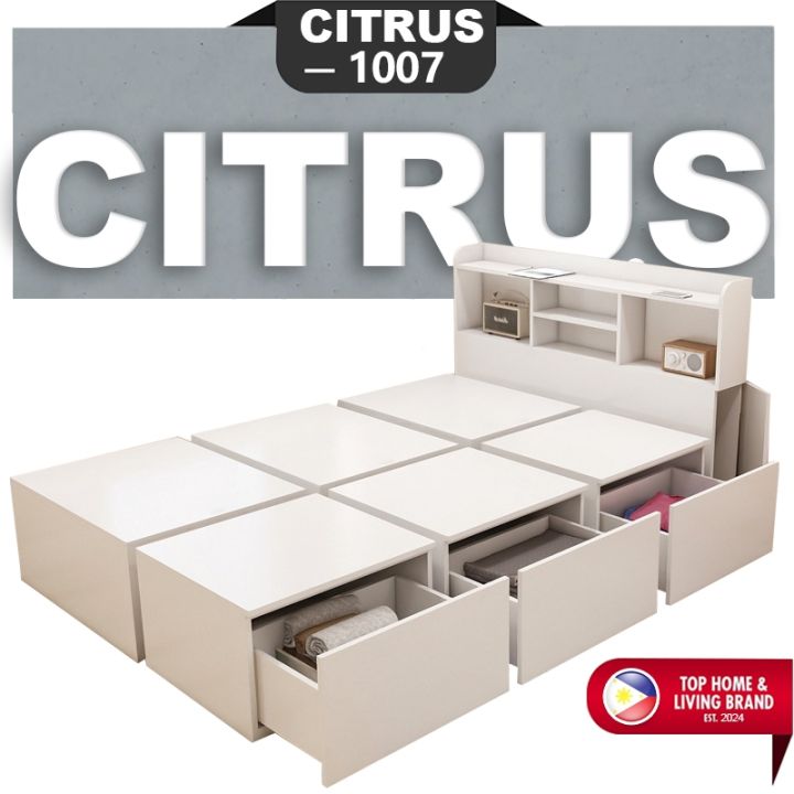 Small apartment tatami bed box storage storage single bed drawer bed ...