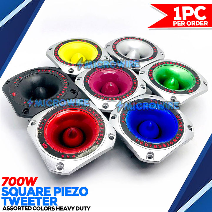 Square Piezoelectric Tweeter 700W Audio Speaker Treble Piezo Stage ...