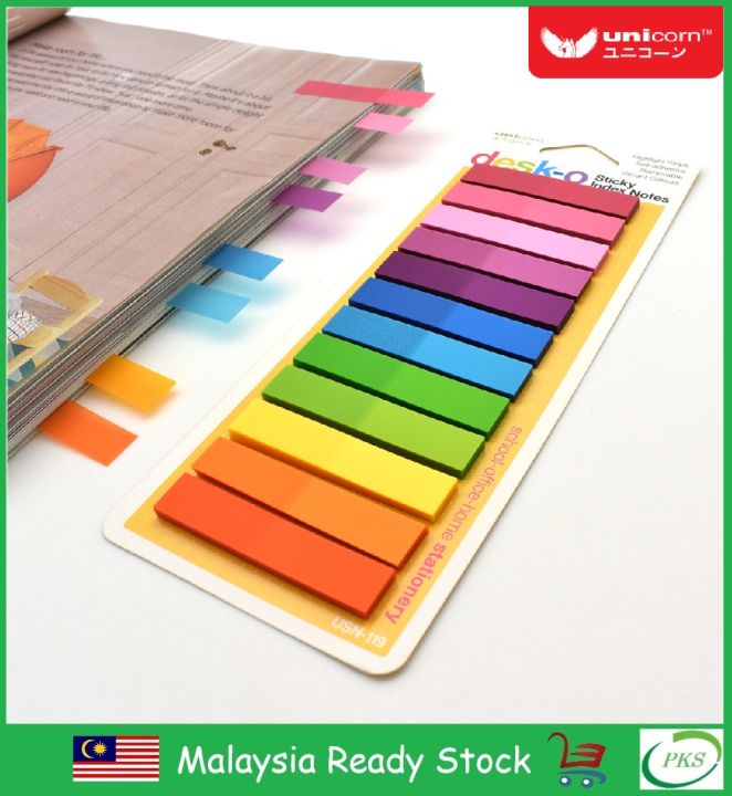 Unicorn Sticky Note Stick Index Film Note (USN-119) | Lazada