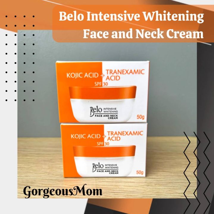 One piece Belo Intensive Whitening Face and Neck Cream Kojic Acid with ...