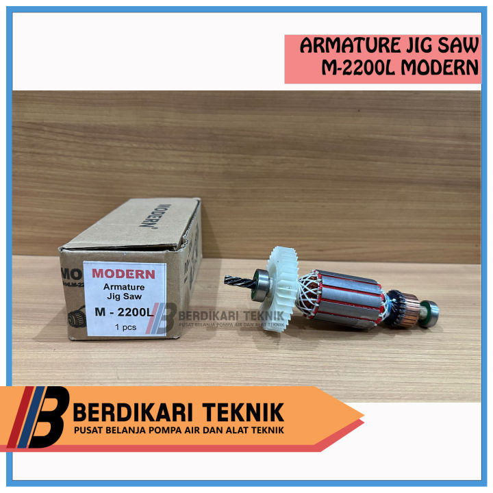 Armature / Angker Rotor Mesin Jigsaw MODERN M-2200L / M2200L / M 2200L ...