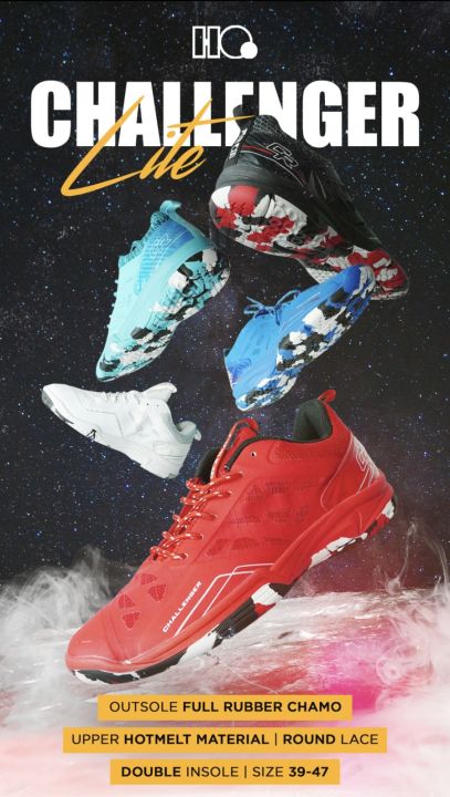 Sepatu Badminton HI-QUA HIQUA NEW CHALLENGER LITE LIMITED EDITION ...
