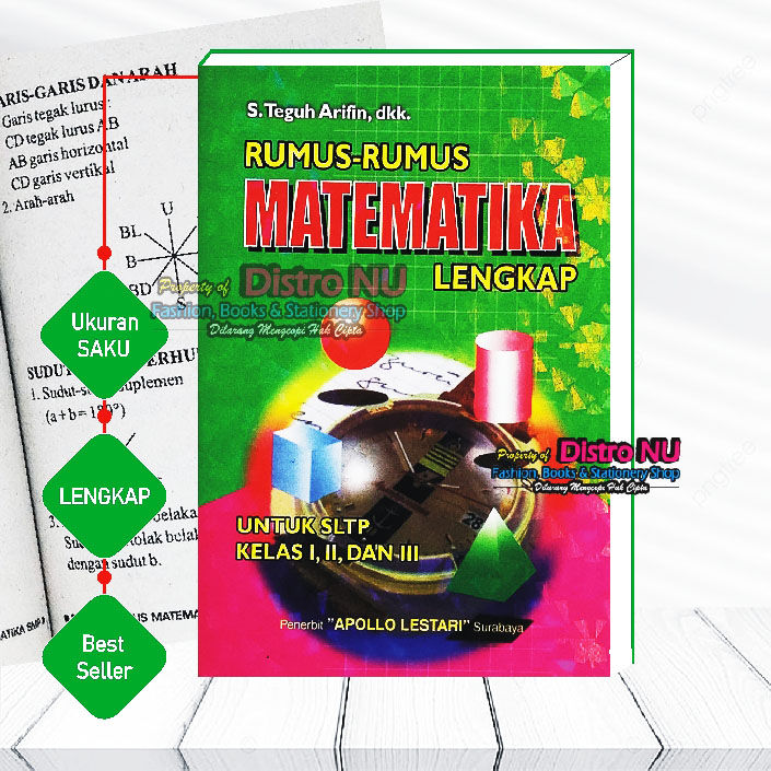 Rumus-Rumus Matematika SLTP Ukuran Saku Untuk SMP dan bisa dipakai ...