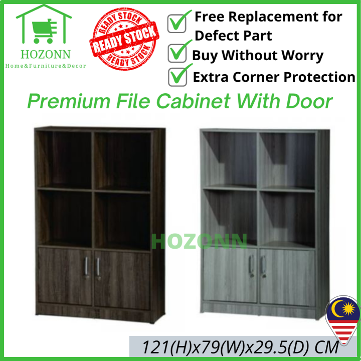 HOZONN DIY 6 Compartment File Cabinet Shelf DOOR Filing Cabinet Storage ...