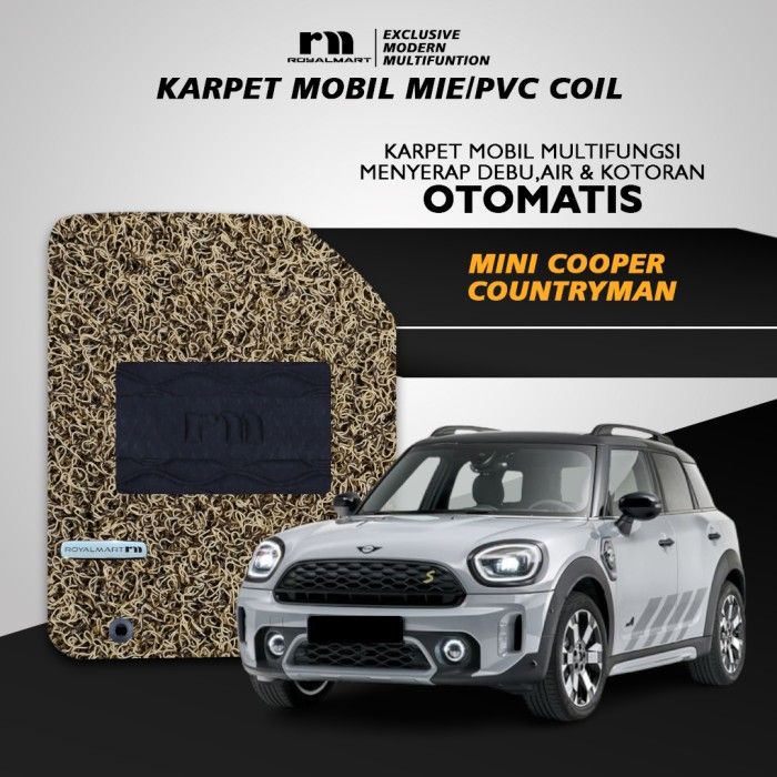 KARPET MOBIL MIE PREMIUM UNTUK MINI COOPER COUNTRYMAN FULL SET | Lazada ...