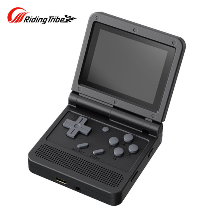 Riding Tribe V90 Retro Handheld Game Console Mini Retro Folding Game ...