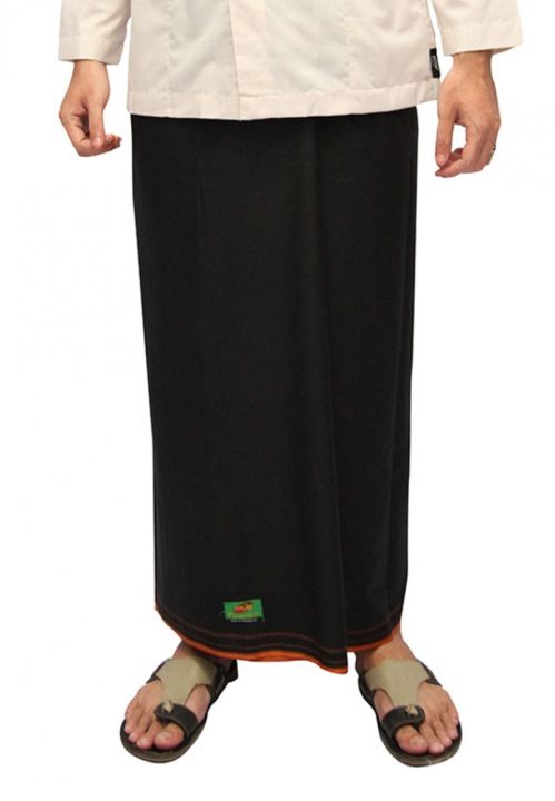 Sarung Tenun Wadimor Hitam Polos - Sarung Premium Motif Hitam Polos ...