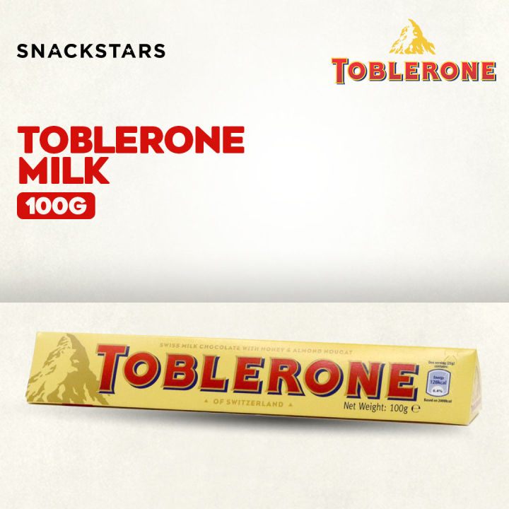Toblerone Milk 100g 1pc Lazada PH