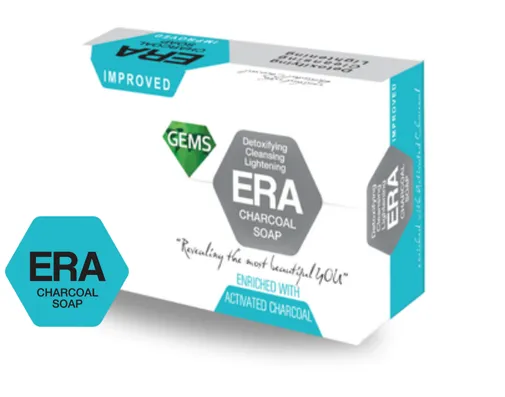 ERA CHARCOAL SOAP (Detoxifying, Cleansing, Lightening) 100% Authentic ...