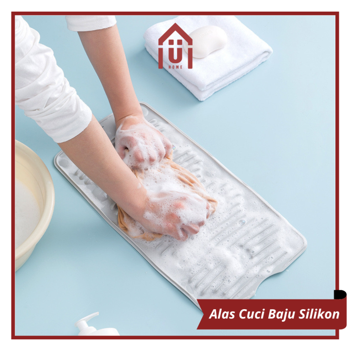 ALAS CUCI BAJU SILICONE PAPAN CUCI BAJU MULTIFUNGSI LIPAT ALAS SIKAT ...