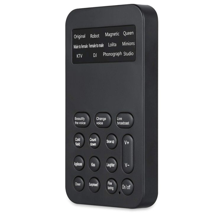 Voice Changer Handheld Microphone Voice Changer with Sound ...
