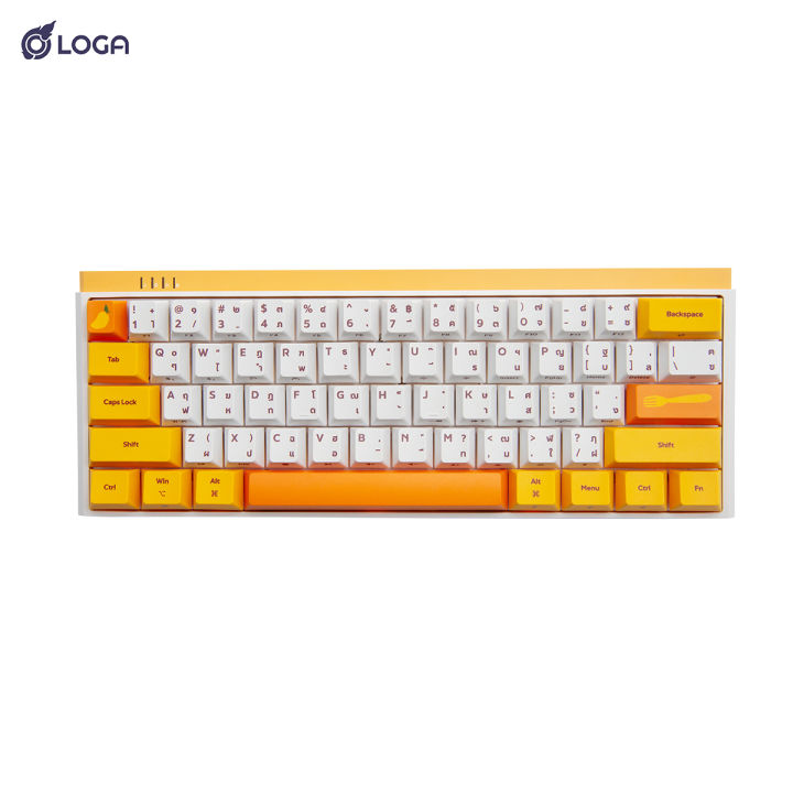 LOGA X Durgod : Mango sticky rice [ Wireless mechanical keyboard ...
