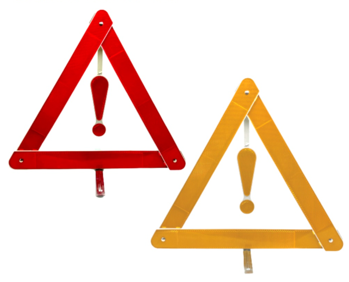 Car Early Warning Device Signage Reflective Triangle Car Safety Warning ...