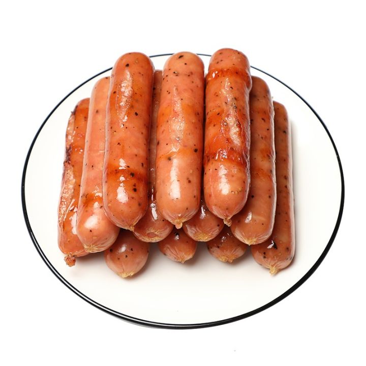 Muslim food Nuremberg Mu beef black pepper sausage pure meat volcanic ...