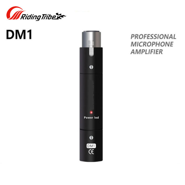 DM1 48V Dynamic Microphone Amplifier Professional Mic Booster ...