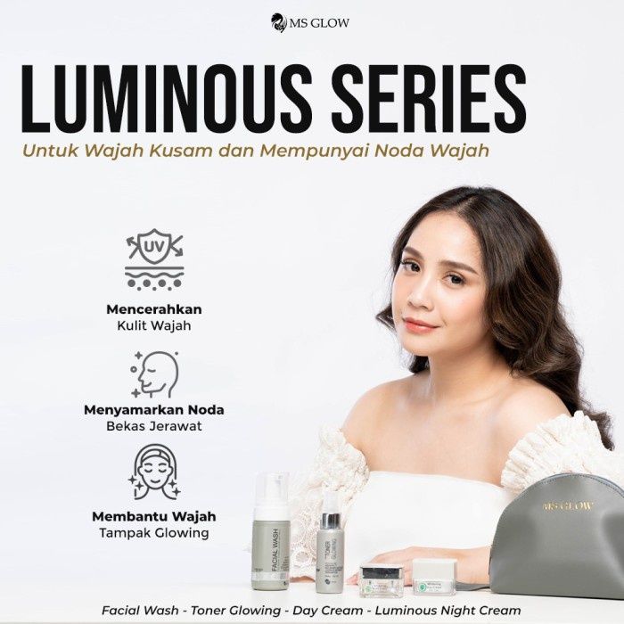 PAKET MS GLOW LUMINOUS SERIES | Lazada