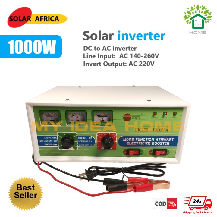 Solar Inverter 300W 500W 1000W Solar Power Supply Inverter DC12V TO AC 230V Output Max Inverter ...