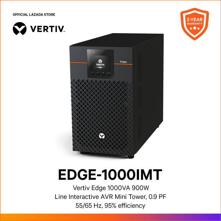 Vertiv™ Liebert® Edge UPS 1000VA / 900W Tower (EDGE-1000IMT) | Lazada PH
