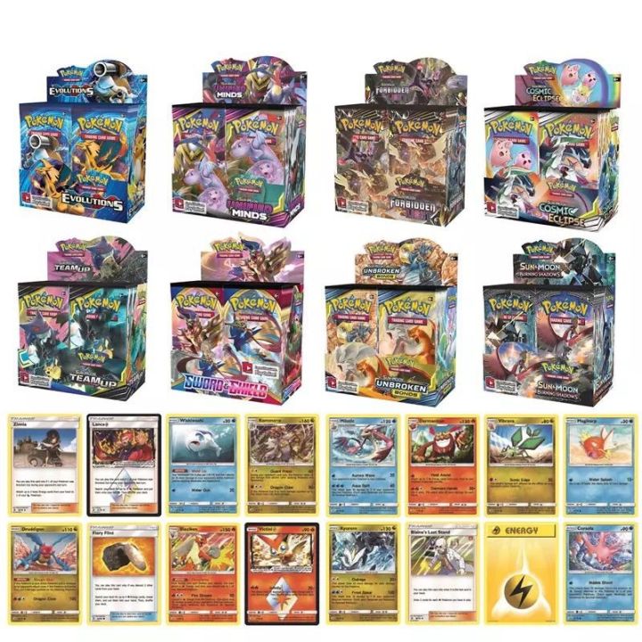 โปเกม่อน โปเกม่อนการ์ด รายการโปรดEnglish 324Pcs Newest Pokemon Cards ...