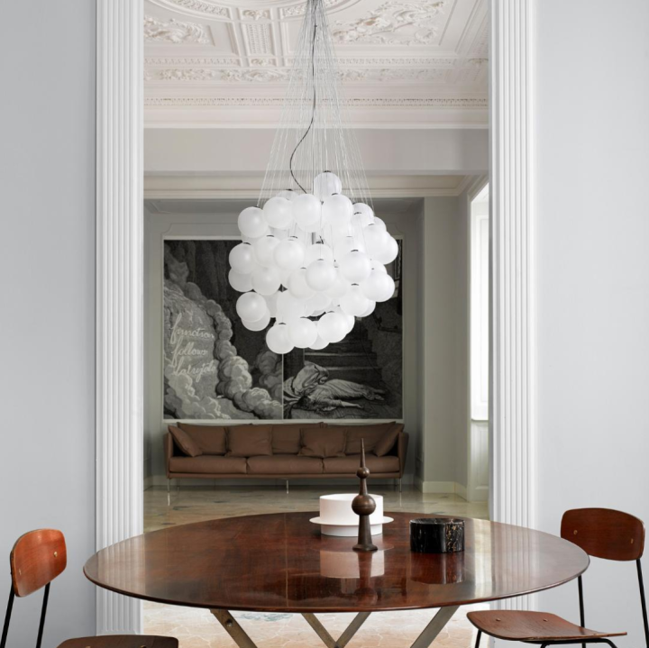 Y:CUBE Italy imported Luceplan Stochastic balloon LED villa living room chandelier. | Lazada PH