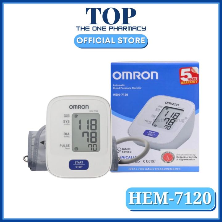 OMRON HEM-7120 HEM-7142T1 Blood Pressure Monitor (5 Years Warranty) | Lazada