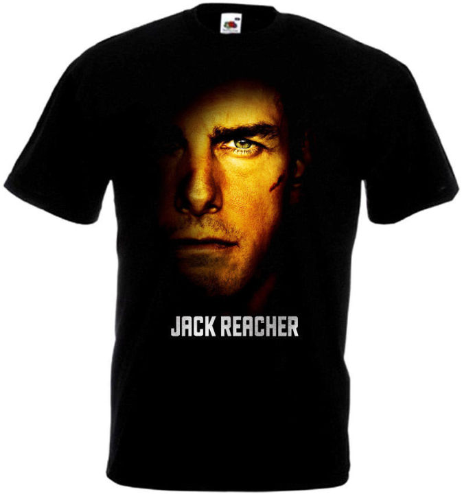 Jack Reacher v.3 Movie Poster T shirt black all sizes S- | Lazada.co.th
