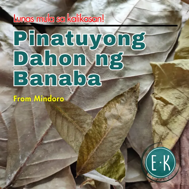 Pinatuyong Dahon ng Banaba (Sun-dried Queen’s Flower Leaves) | Lazada PH