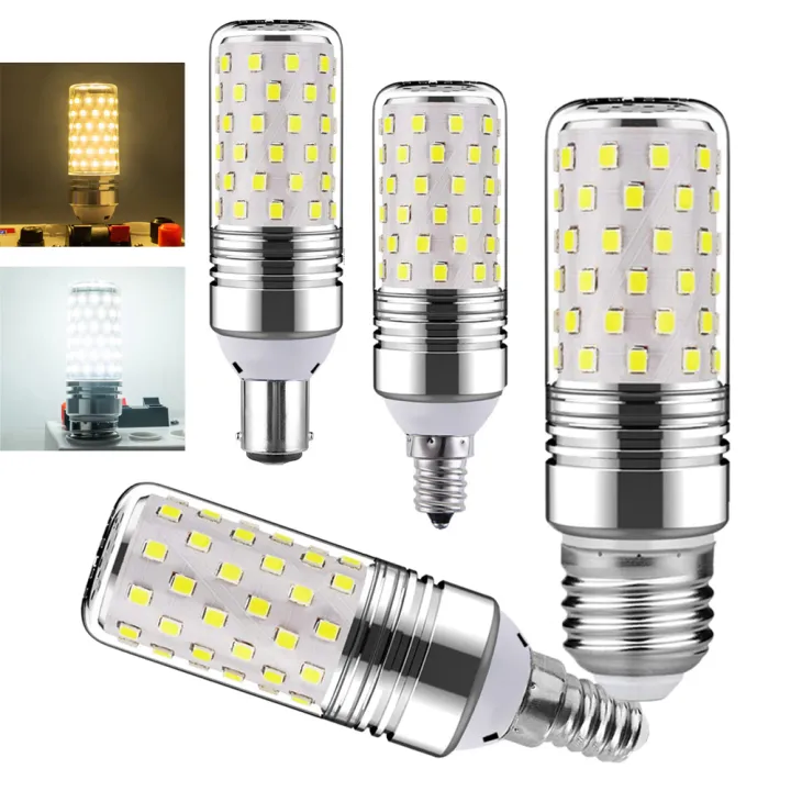 12W 16W Super High Power E14 E27 B22 E12 B15 Tri Color LED Lamp Corn ...