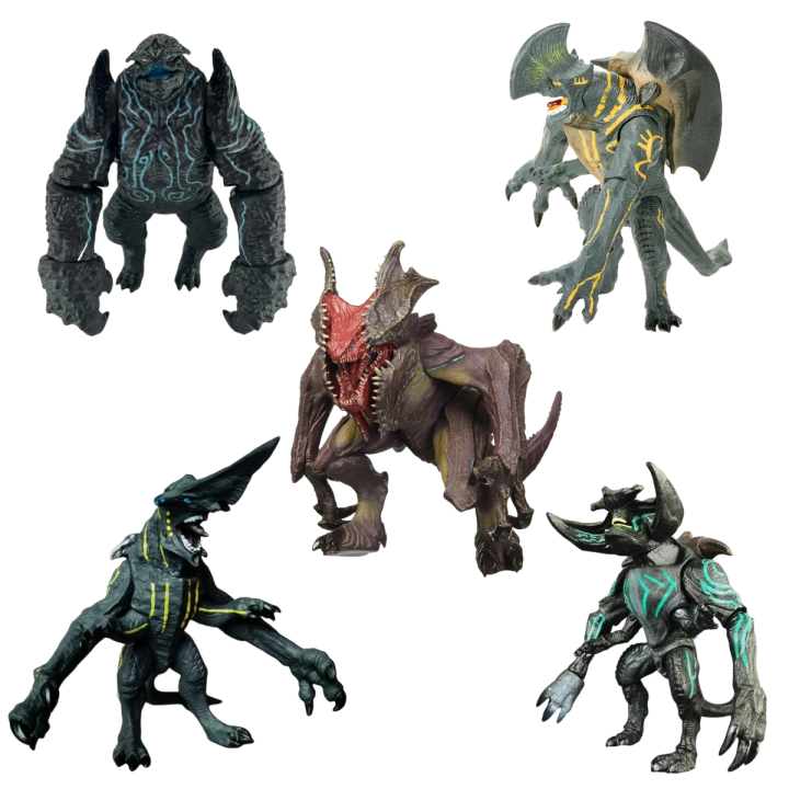 NECA Monster Scunner Leathback Kaiju Trespasser Knifehead Pacific Rim 2 ...