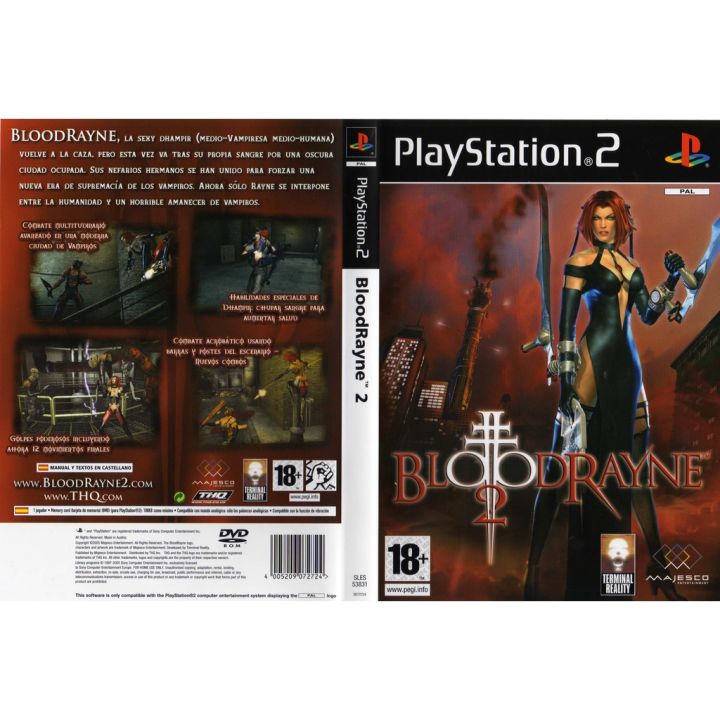 แผ่นเกมส์ PS2 BloodRayne 2 คุณภาพ ส่งไว | Lazada.co.th