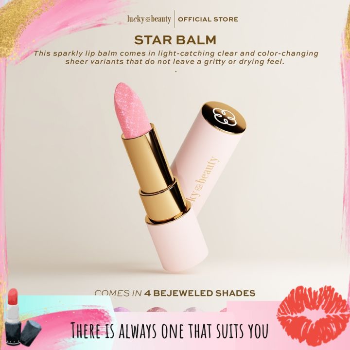 Lucky Beauty Star Balm - Hydrating Lipstick (Limited Edition)Mild and ...