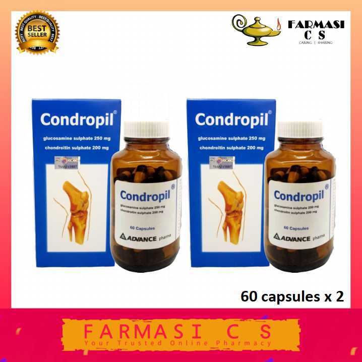 (EXP:07/2026) PROMO Condropil Glucosamine Sulphate 250 mg, Chondroitin ...