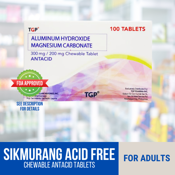 (Calci Aid / Tums / Antazid Generic) Aluminum + Magnesium Chewable ...