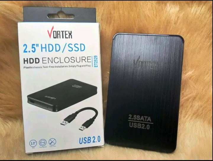 Vortex HDD/SSD Enclosure 2.5" SATA 2.0 (ET-2529) | Lazada PH