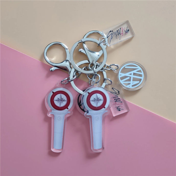 DUOJI High quality Pendant KPOP Seventeen Stray Kids Keychains TXT ...