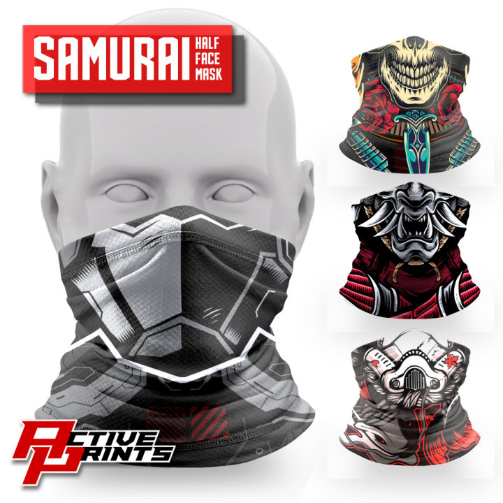Samurai Half Face Tube Mask Stylish Comfortable Bike Rider Motorcycle ...