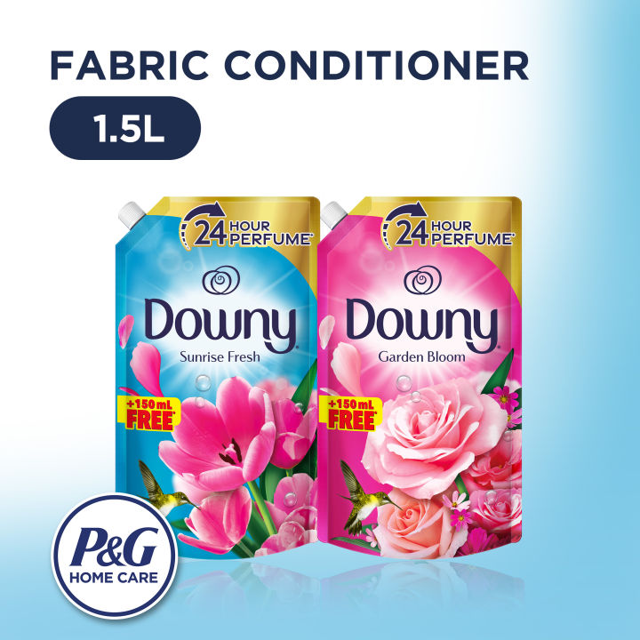 Downy Fabric Conditioner Sunrise Fresh Garden Bloom 1.5L Refill Blue ...