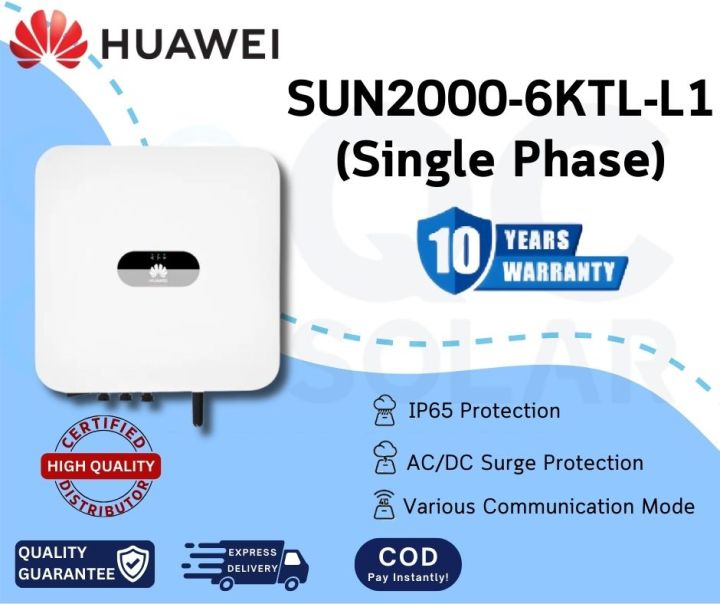 HUAWEI RESIDENTIAL HYBRID INVERTER (SUN2000-6KTL-L1) SINGLE PHASE 6KW | Lazada PH