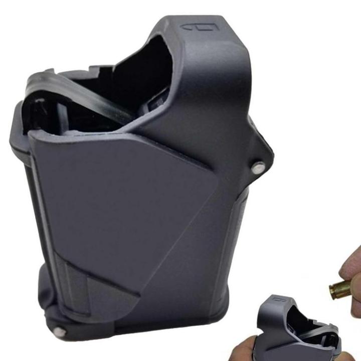ตลับหมึกคลิปความเร็ว Loader เข็มขัดเอวคลิป Mags POUCH สำหรับ 9mm 45 GAP ...