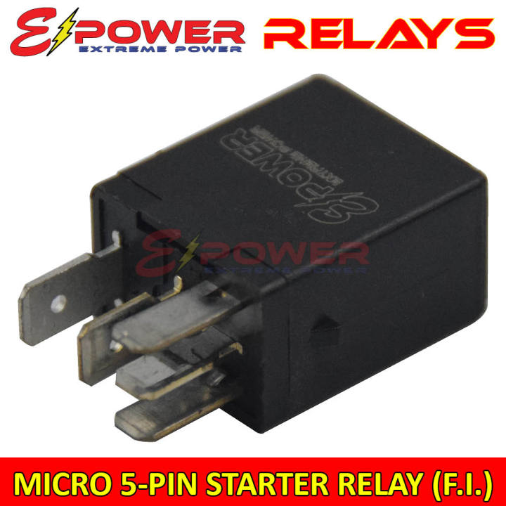E-Power Micro 5-Pin Starter Relay for Fuel Injection Models | Lazada PH