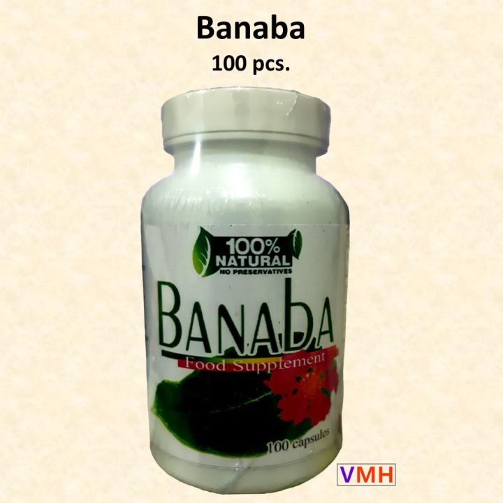 Banaba Capsules 100 pcs. ( Lagerstroemia Speciosa ) Queen's Flower Anti ...