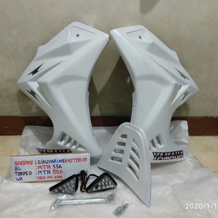 Sayap Byson Half Fairing Byson Old Fairing Samping Bison - Putih ...