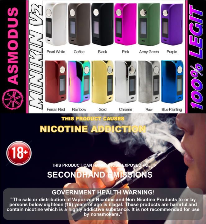 Asmodus Minikin V2 180W Touch Screen TC MOD | Lazada PH