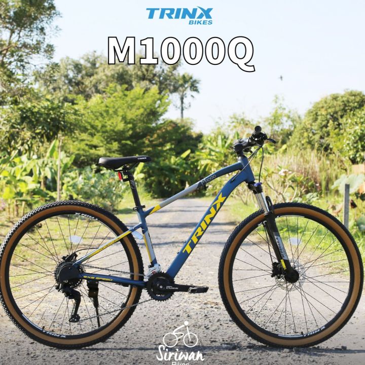 2024 TRINX M1000Q เสือภูเขาเฟรมอลูมิเนียม ล้อ 29 นิ้ว Shimano CUES 2x9 ...