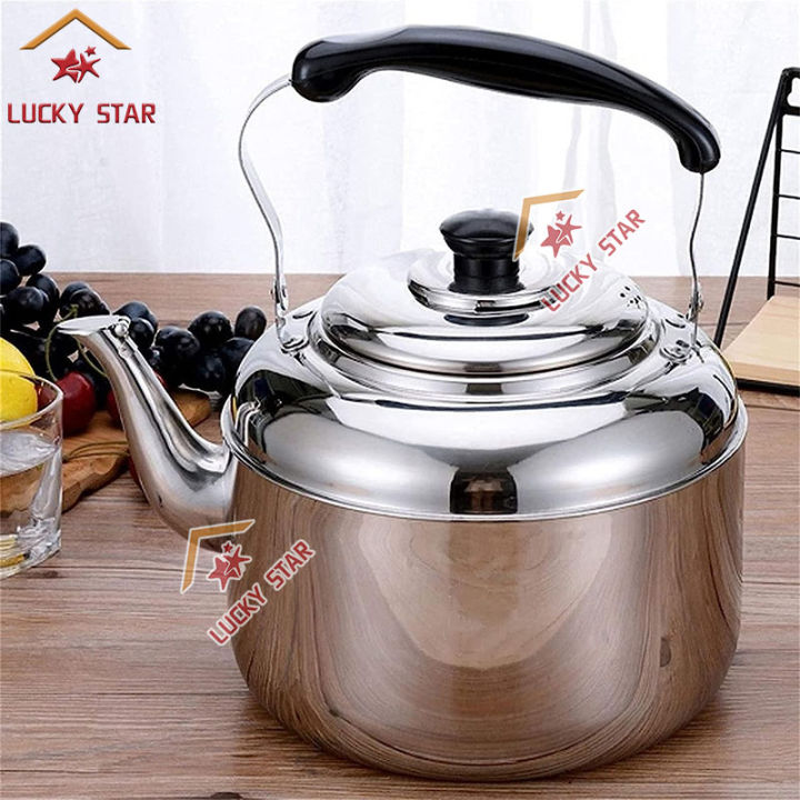 High Quality Whistling Kettle Stainless Steel Water Pots Takuri Stove ...