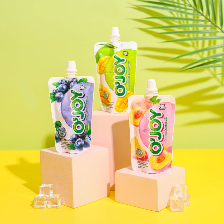 [COD]OJoy Minuman Jelly Rasa buah,85mL 10 pcs!!Minuman Jelly Anak Masa ...