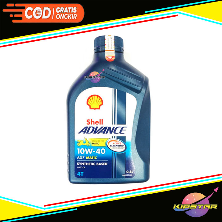 OLI SHELL ADVANCE AX7 10W40 / SHELL ADVANCE 0.8L / OLI SHELL ADVANCE ...