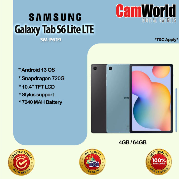 Samsung Galaxy Tab S6 Lite 2022 Lte Sm P619 4gb Ram 64gb Rom