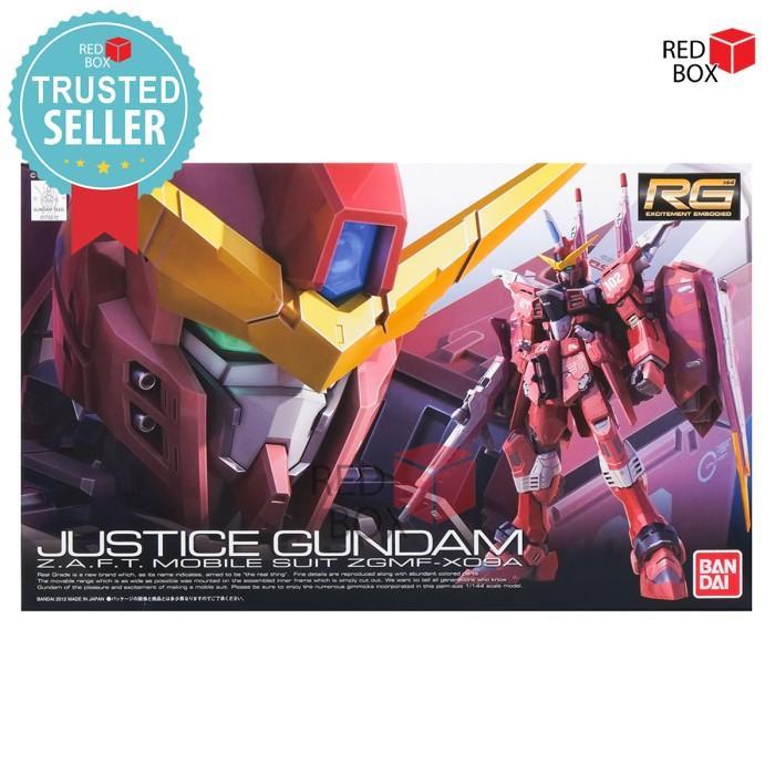 RG JUSTICE GUNDAM BANDAI GUNPLA 1/144 REAL GRADE 09 - GHAZWANSHOP6 ...